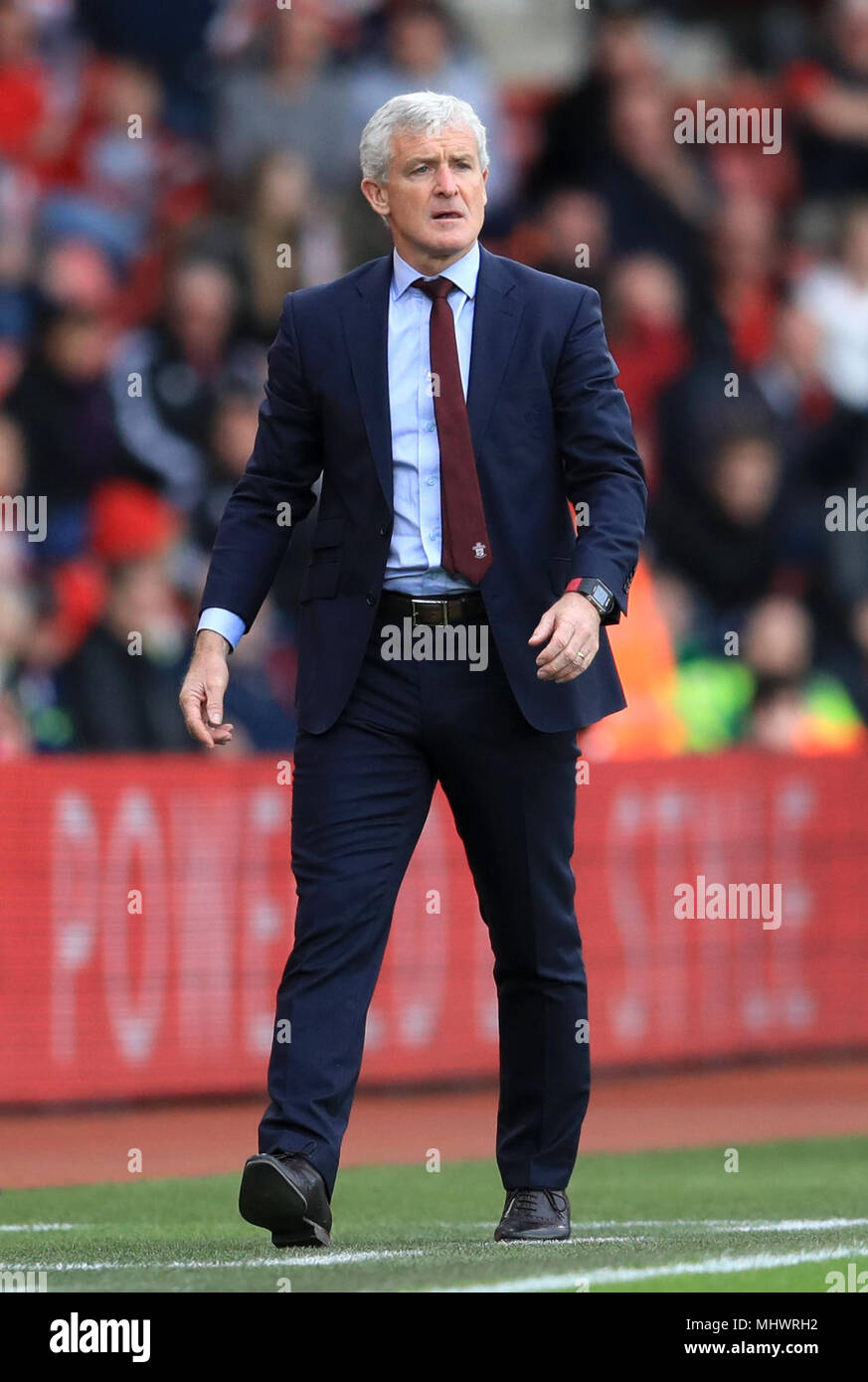 Southampton manager Mark Hughes Stock Photo - Alamy