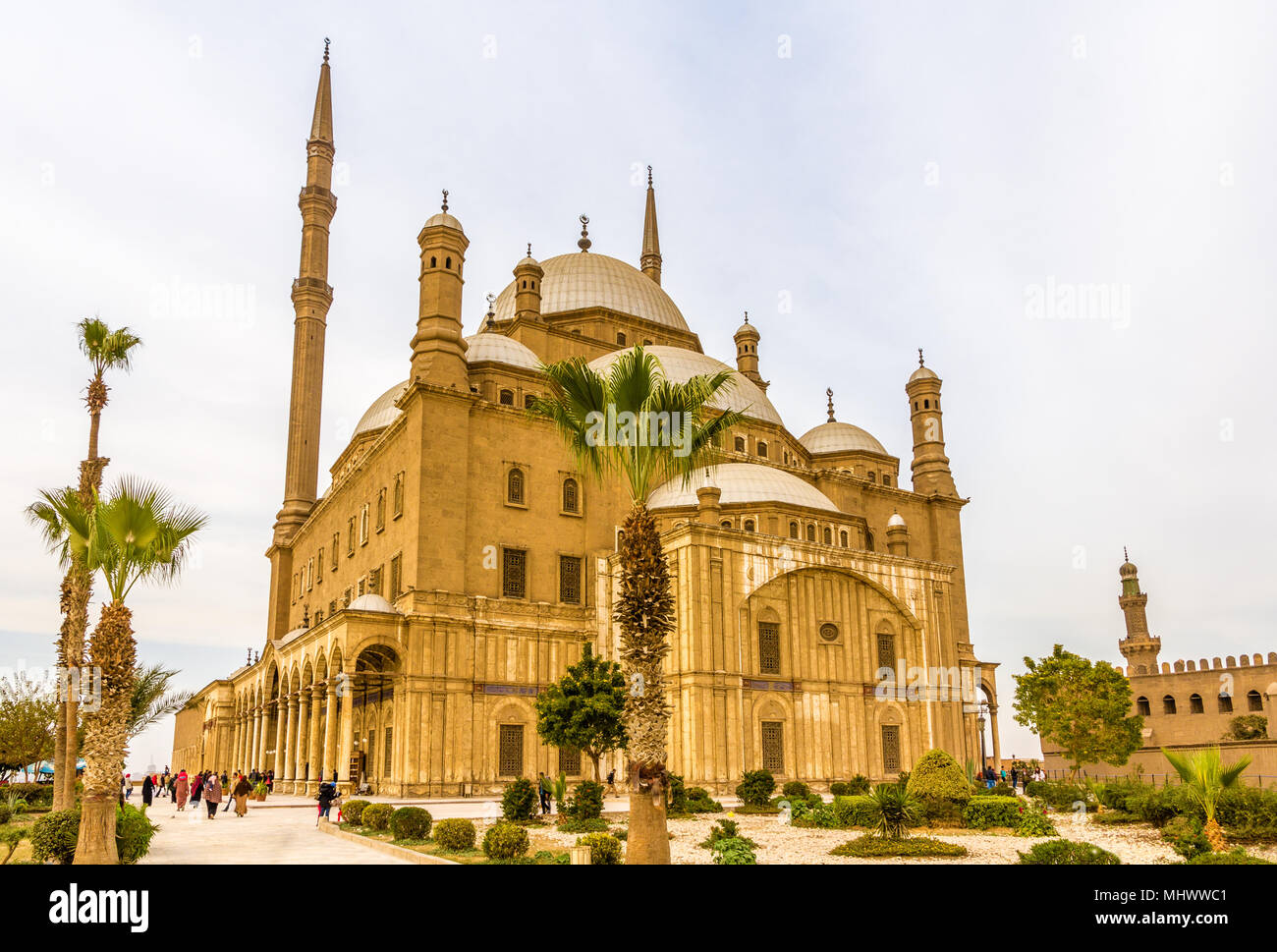 The great Mosque of Muhammad Ali Pasha in Cairo, Egypt Stock Photo - Alamy