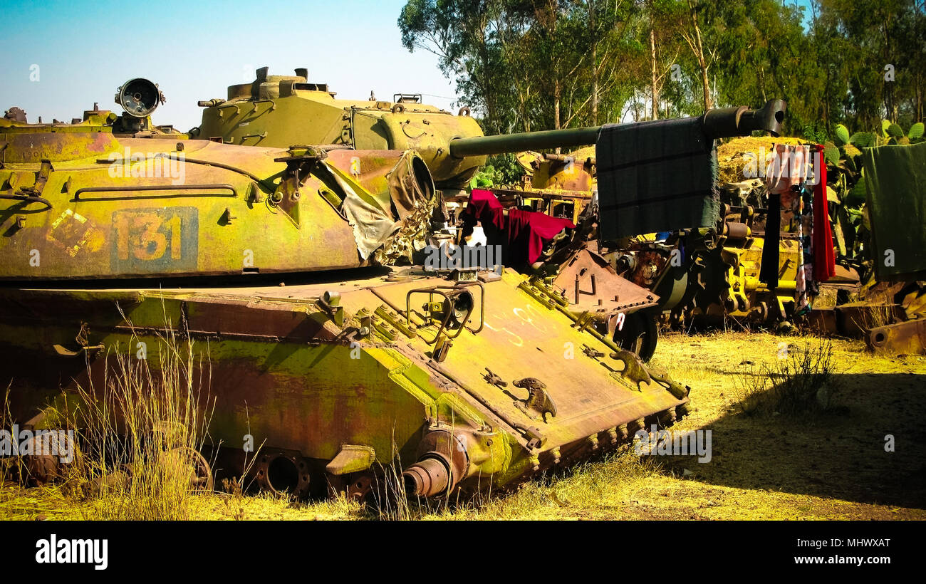 Tank graveyard eritrea hi-res stock photography and images - Alamy