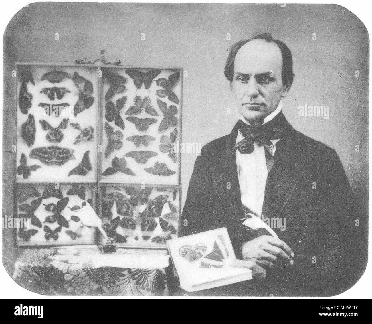 PORTRAITS. Portrait of an entomologist, c.1850 1935 old vintage print ...