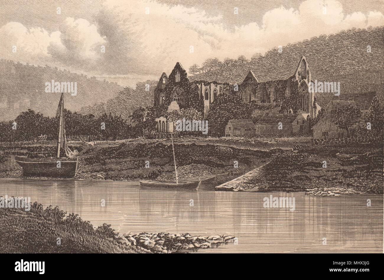 Old tintern abbey hi-res stock photography and images - Alamy