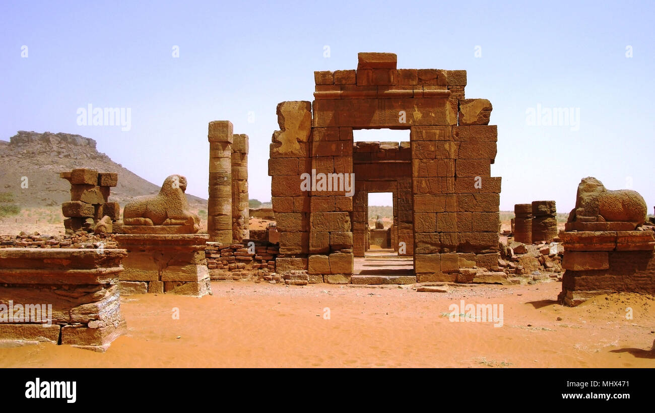 Ruins of Naqa Meroe, ancient Kush, Sudan Stock Photo - Alamy
