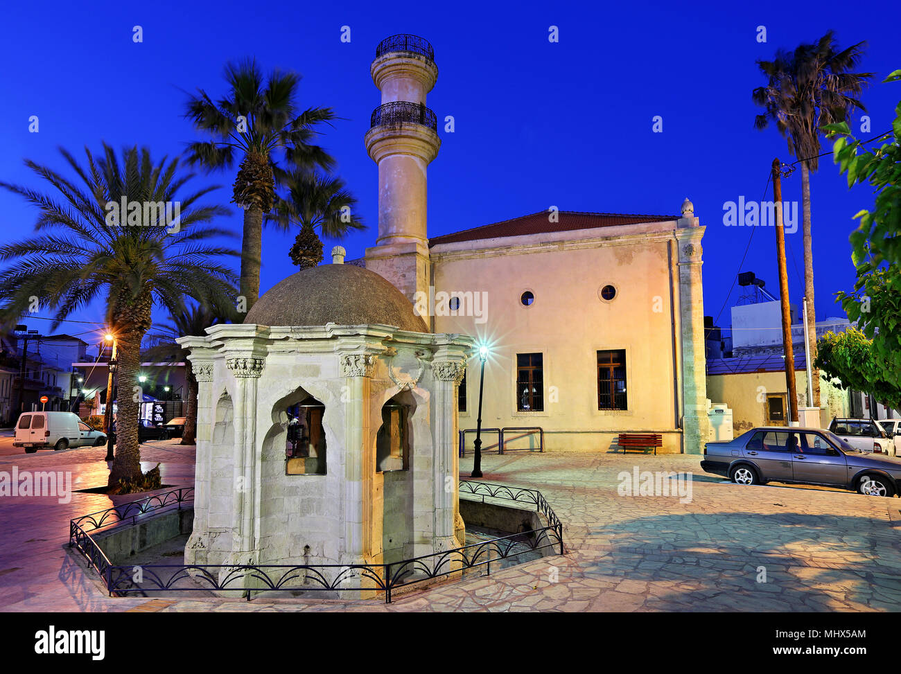 The Ottoman fountain and the mosque in the old part (locals call it ...