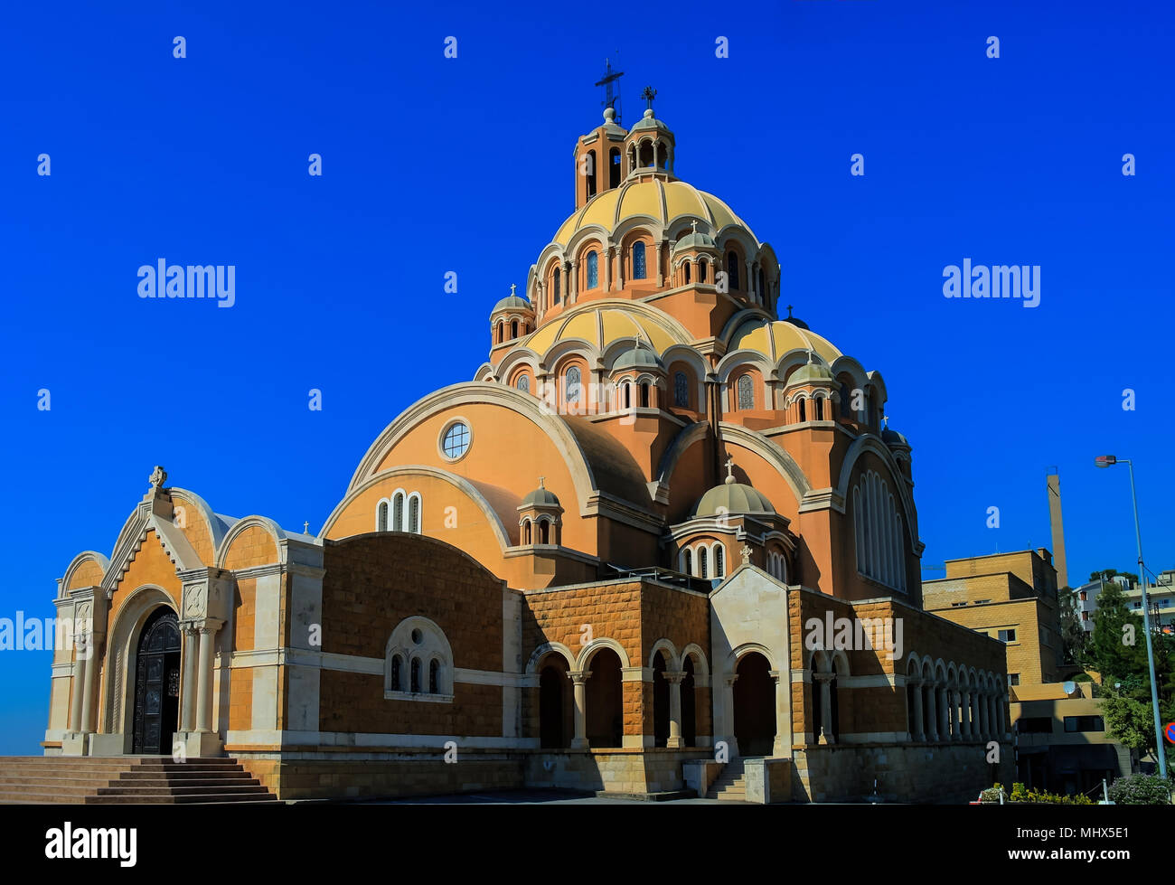 Basilica of Saint Paul near Harissa mount at Lebanon Stock Photo - Alamy