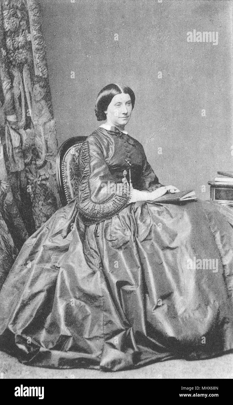 PORTRAITS. Portrait of Countess of Menon, c.1865 1935 old vintage print ...