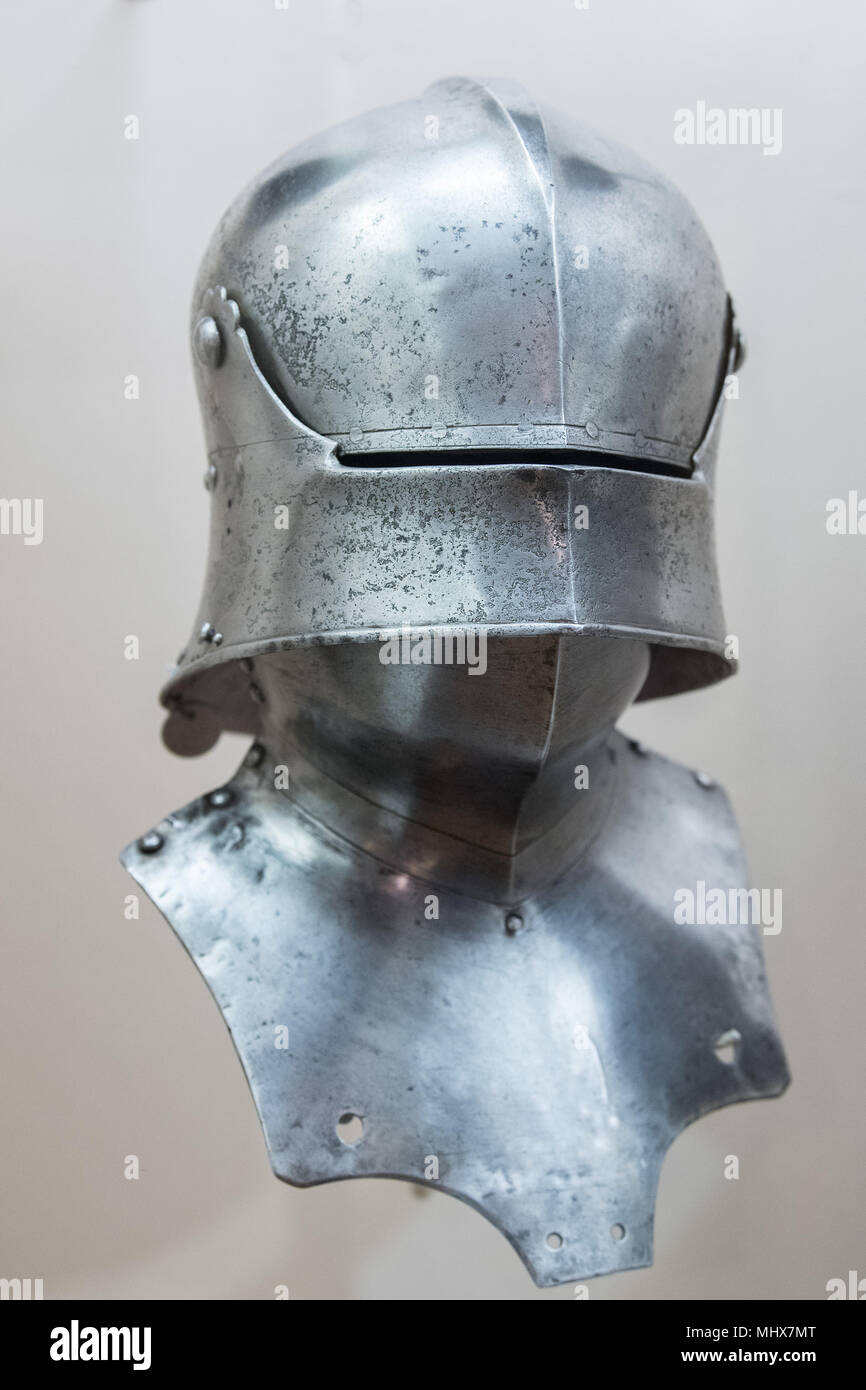 medieval war morion helmet iron isolated on white background Stock ...