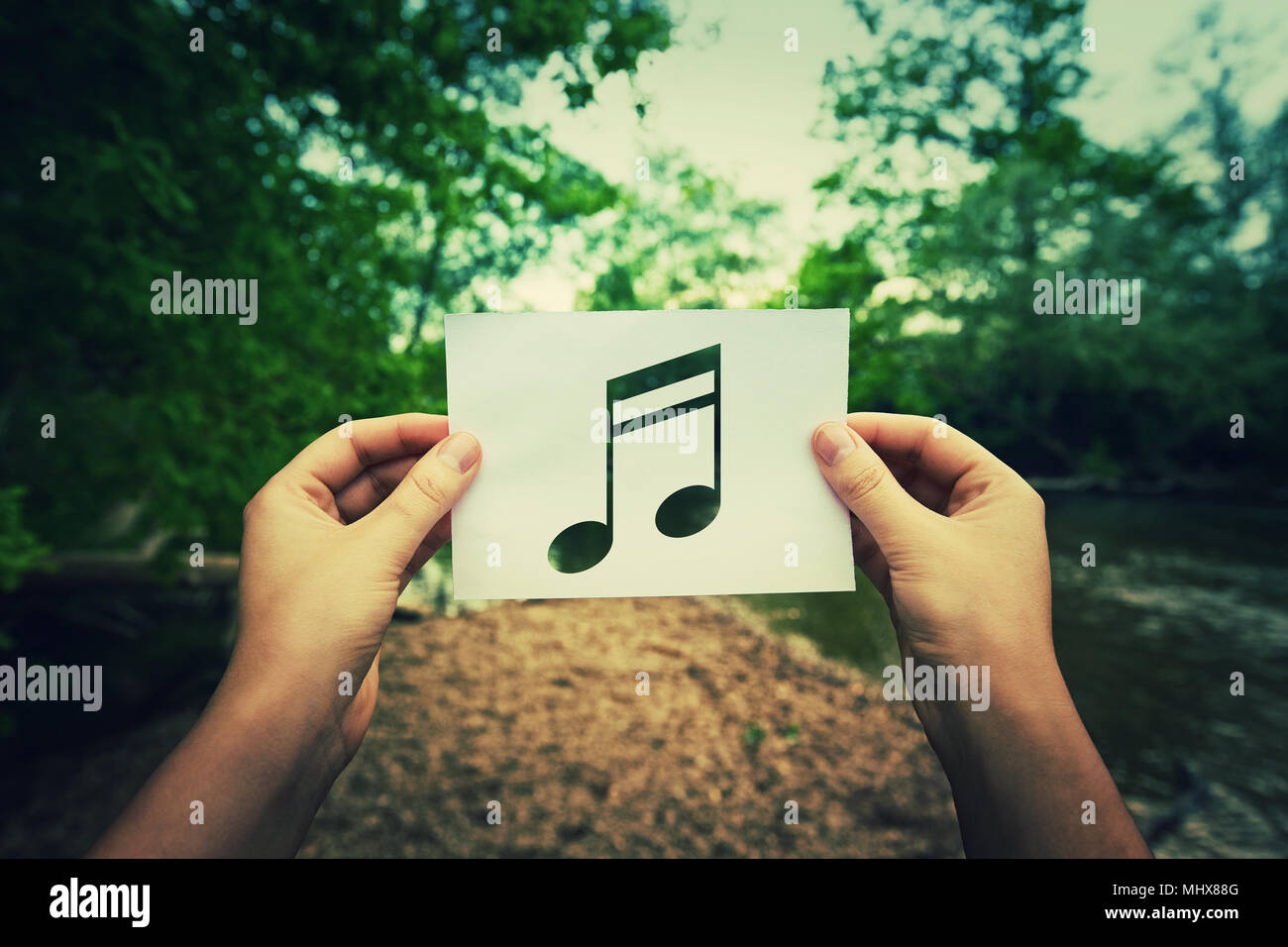 Holding sheet music hi-res stock photography and images - Alamy