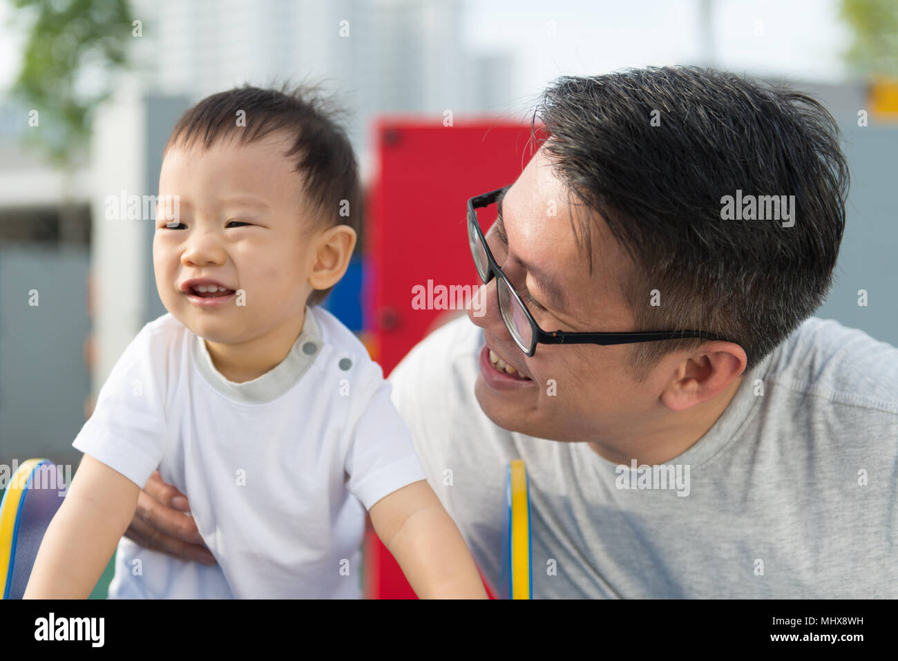 Asian father hi-res stock photography and images - Alamy
