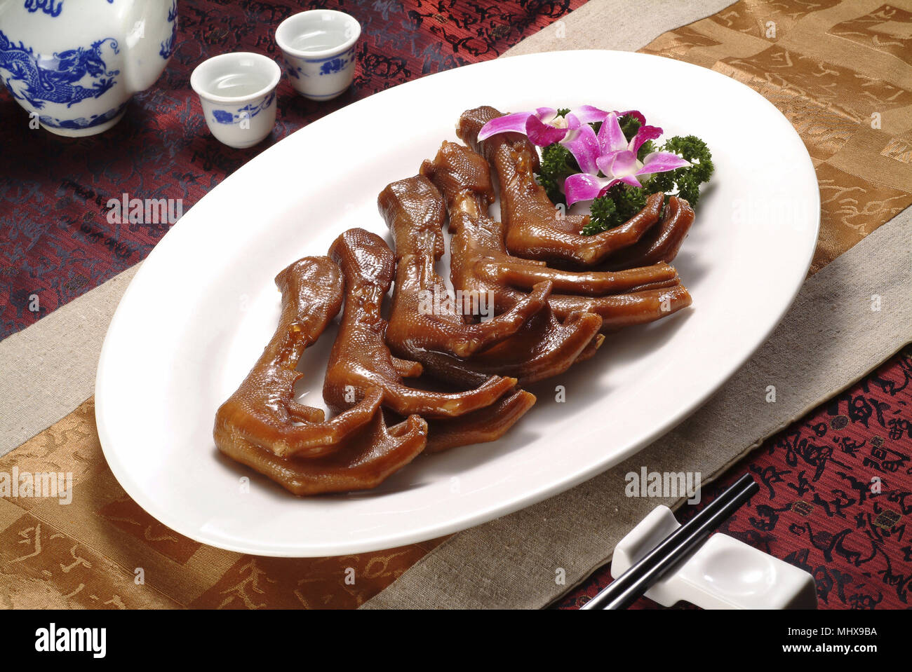 roasted duck feet Stock Photo - Alamy