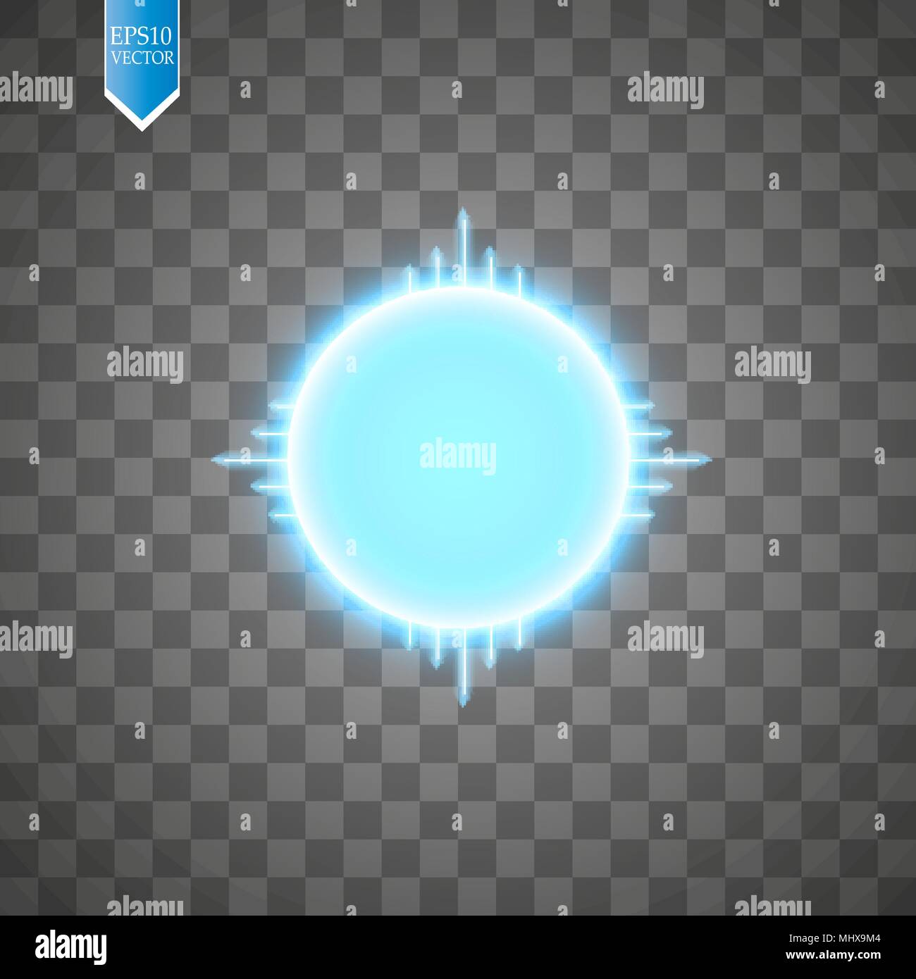 Blue Energy Ball Png