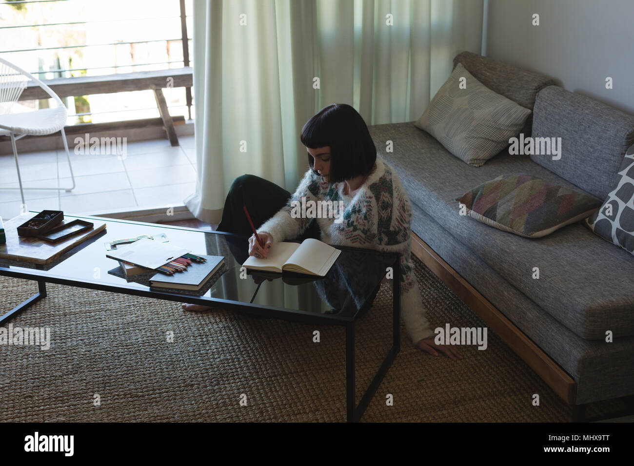 Woman reminder book hi-res stock photography and images - Alamy