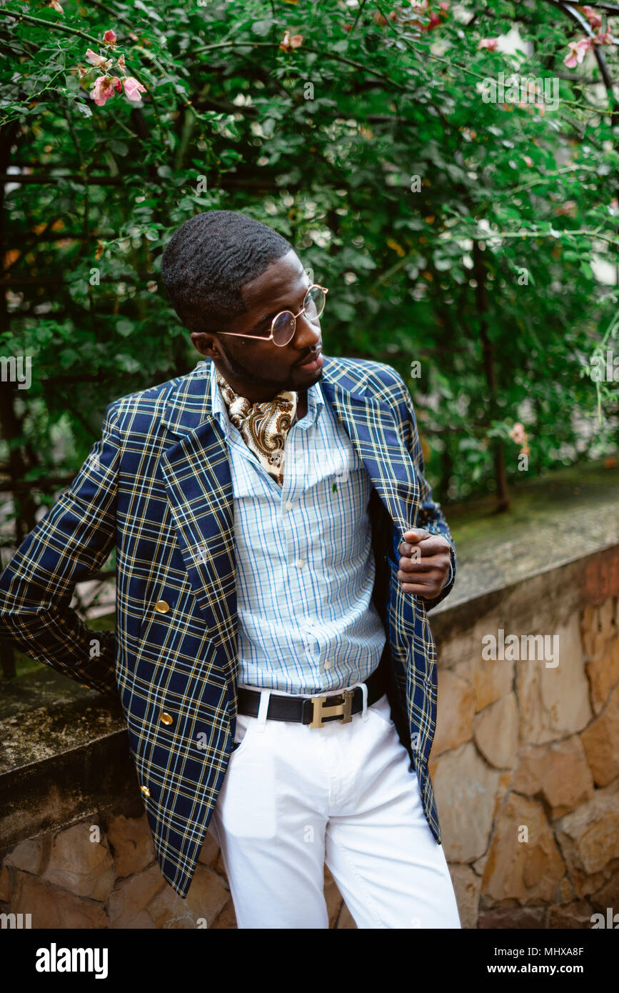 Leather pants african hi-res stock photography and images - Alamy