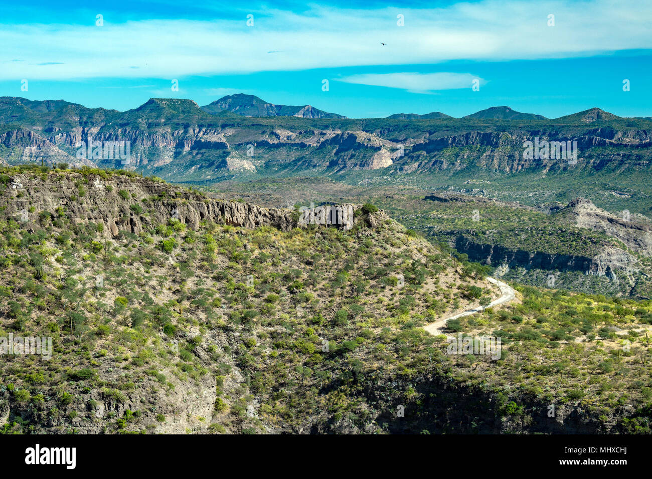 upland mountains in Mexico baja california landscape beautiful colors ...