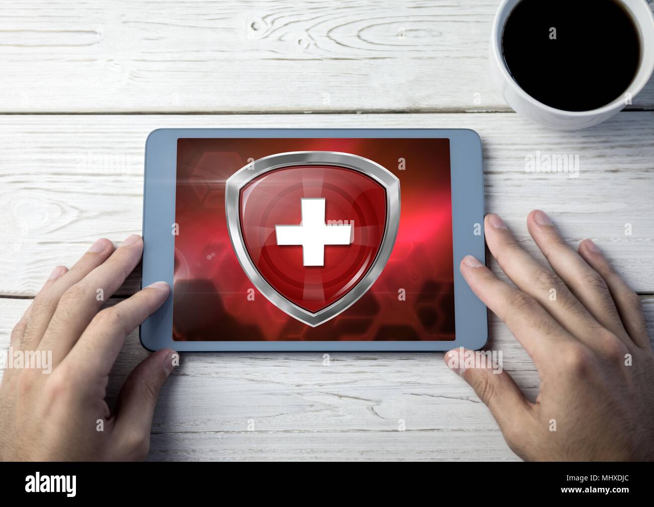 Health protection logo hi-res stock photography and images - Alamy