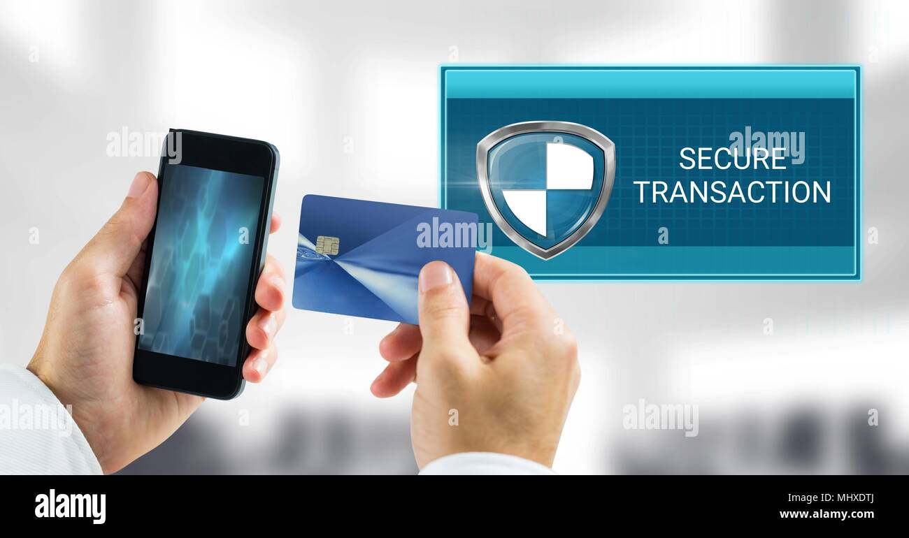 Secure electronic transaction hi-res stock photography and images - Alamy