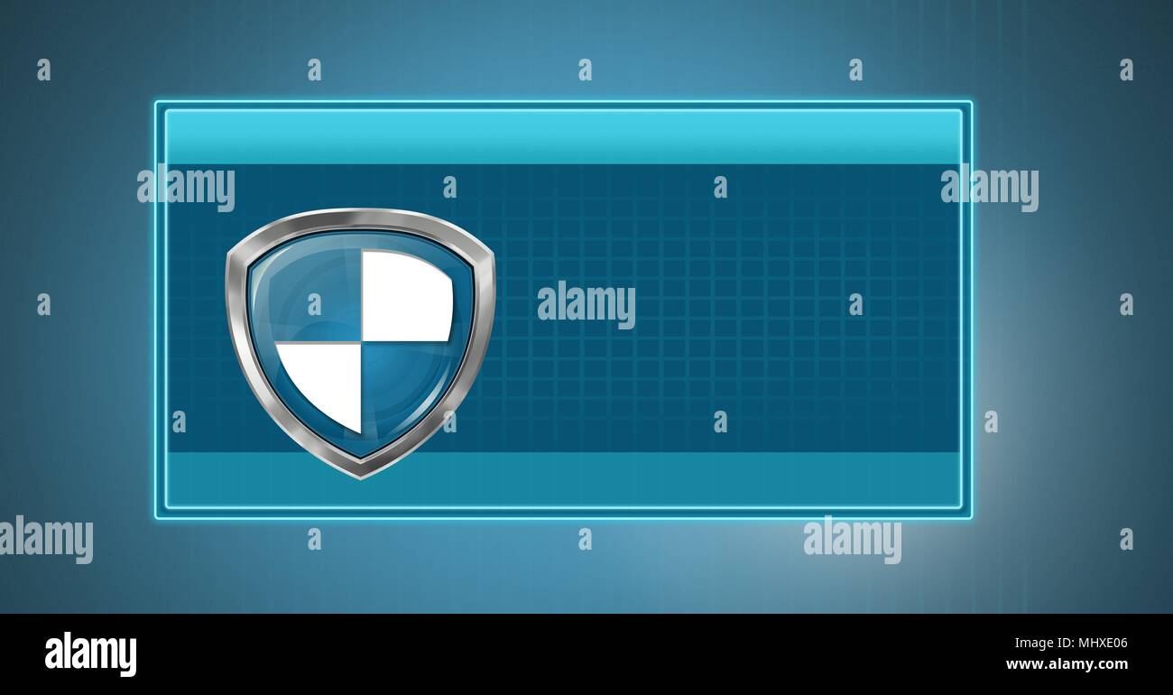 Blue security box hi-res stock photography and images - Alamy