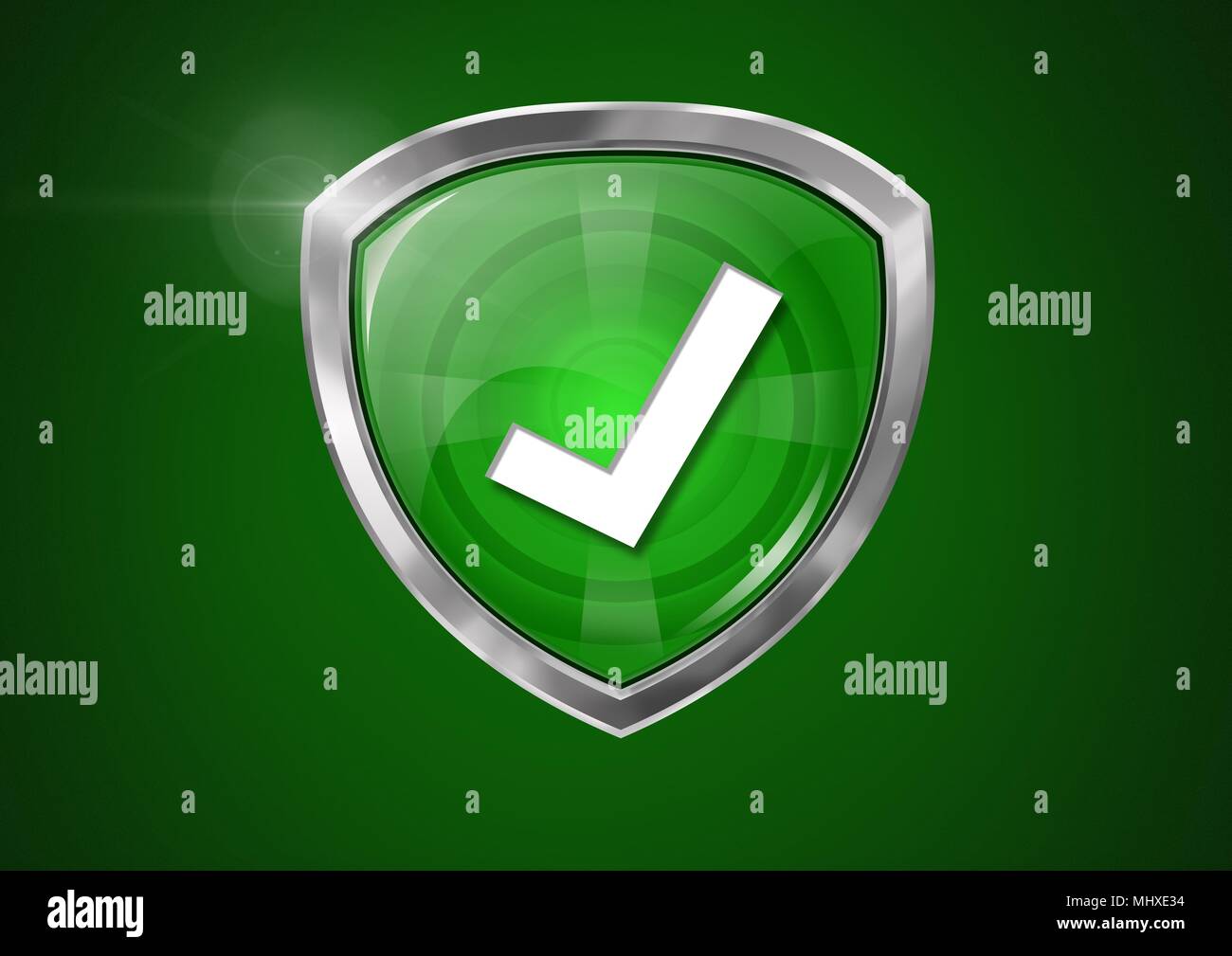 Green tick logo hi-res stock photography and images - Alamy