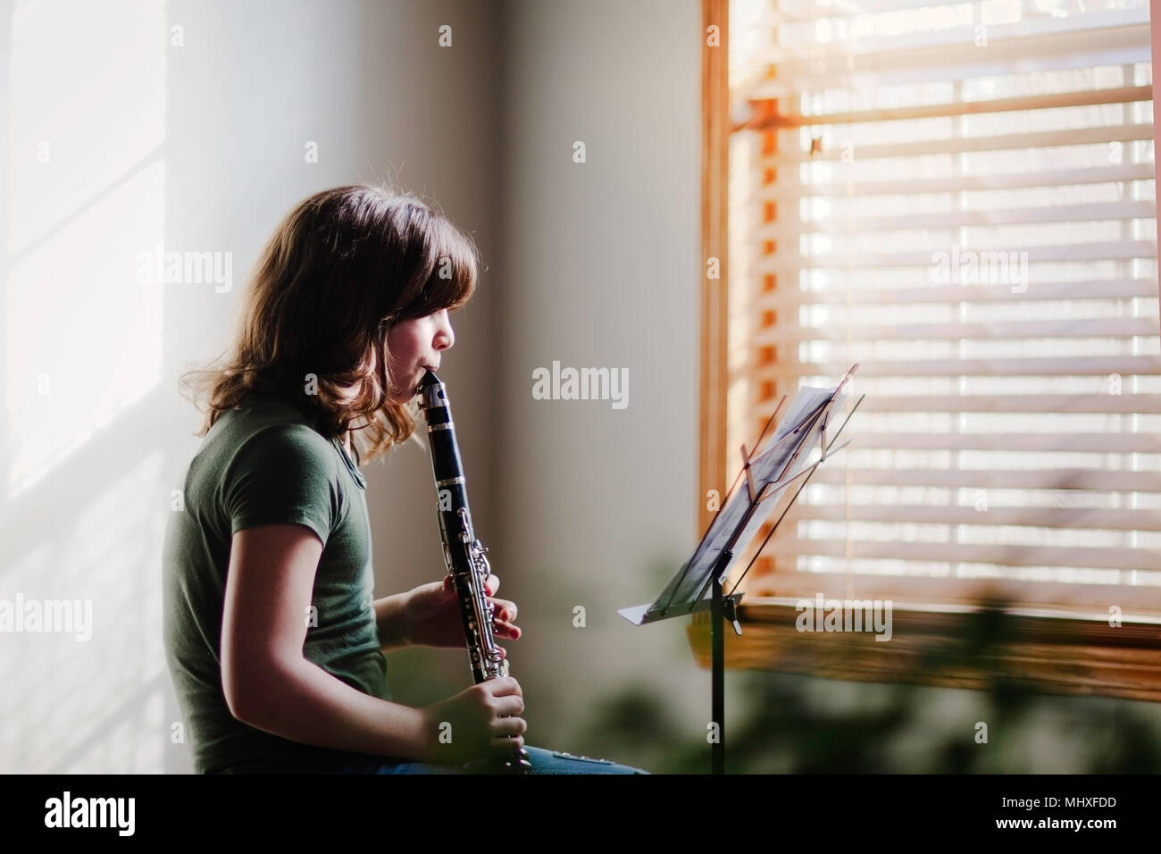 Clarinet practice hi-res stock photography and images - Alamy