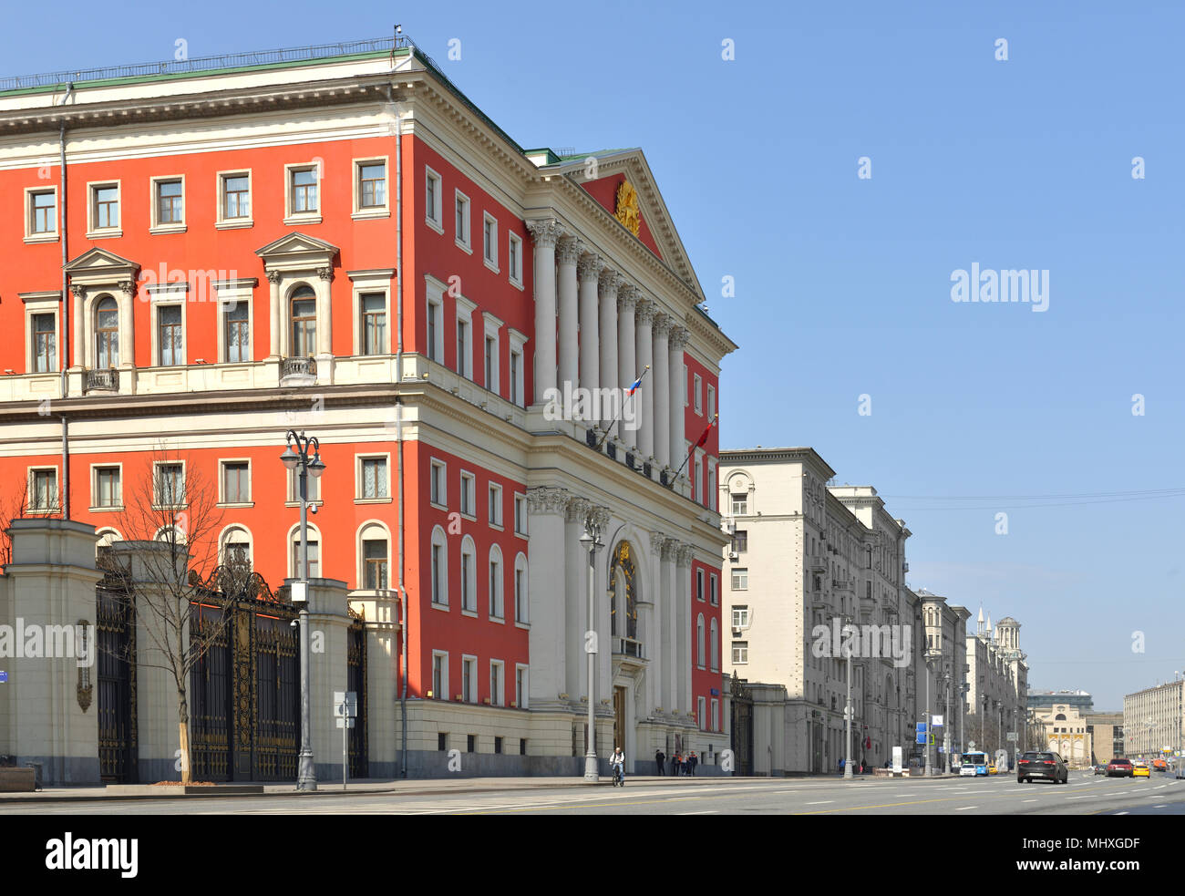 Moscow city hall, 13 Tverskaya street Stock Photo - Alamy