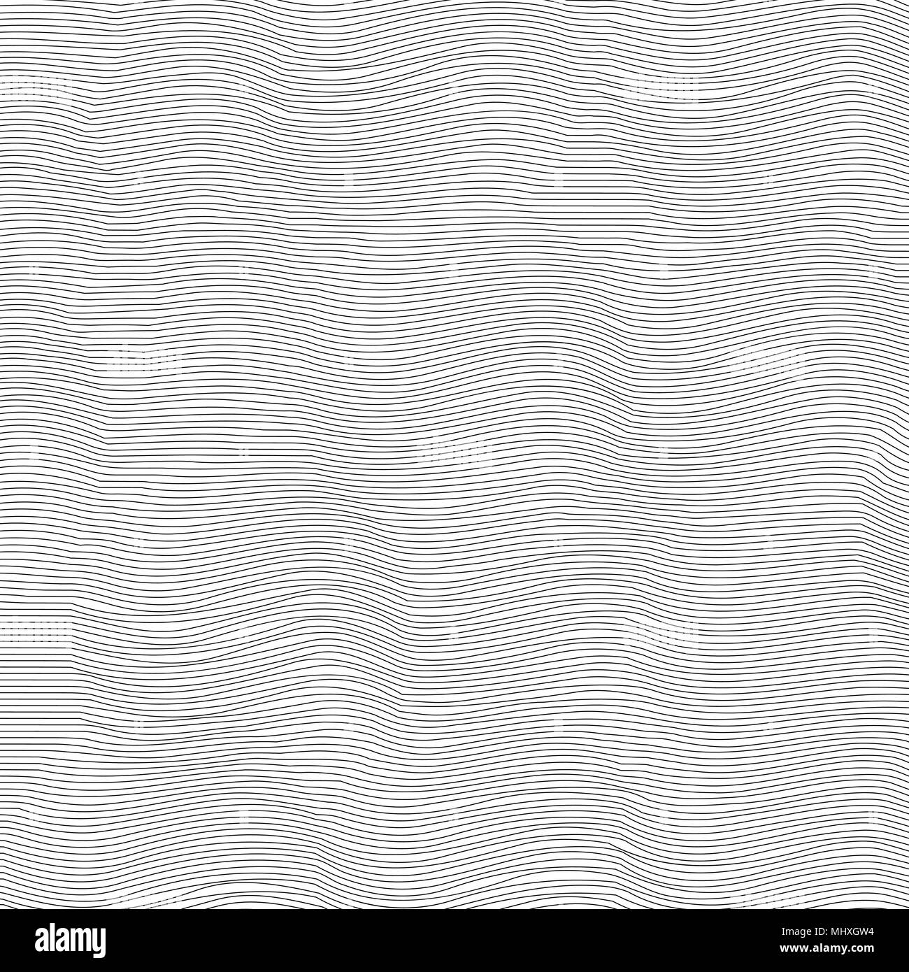 Wave Stripe Background. Line Textured Pattern Stock Vector Image & Art ...