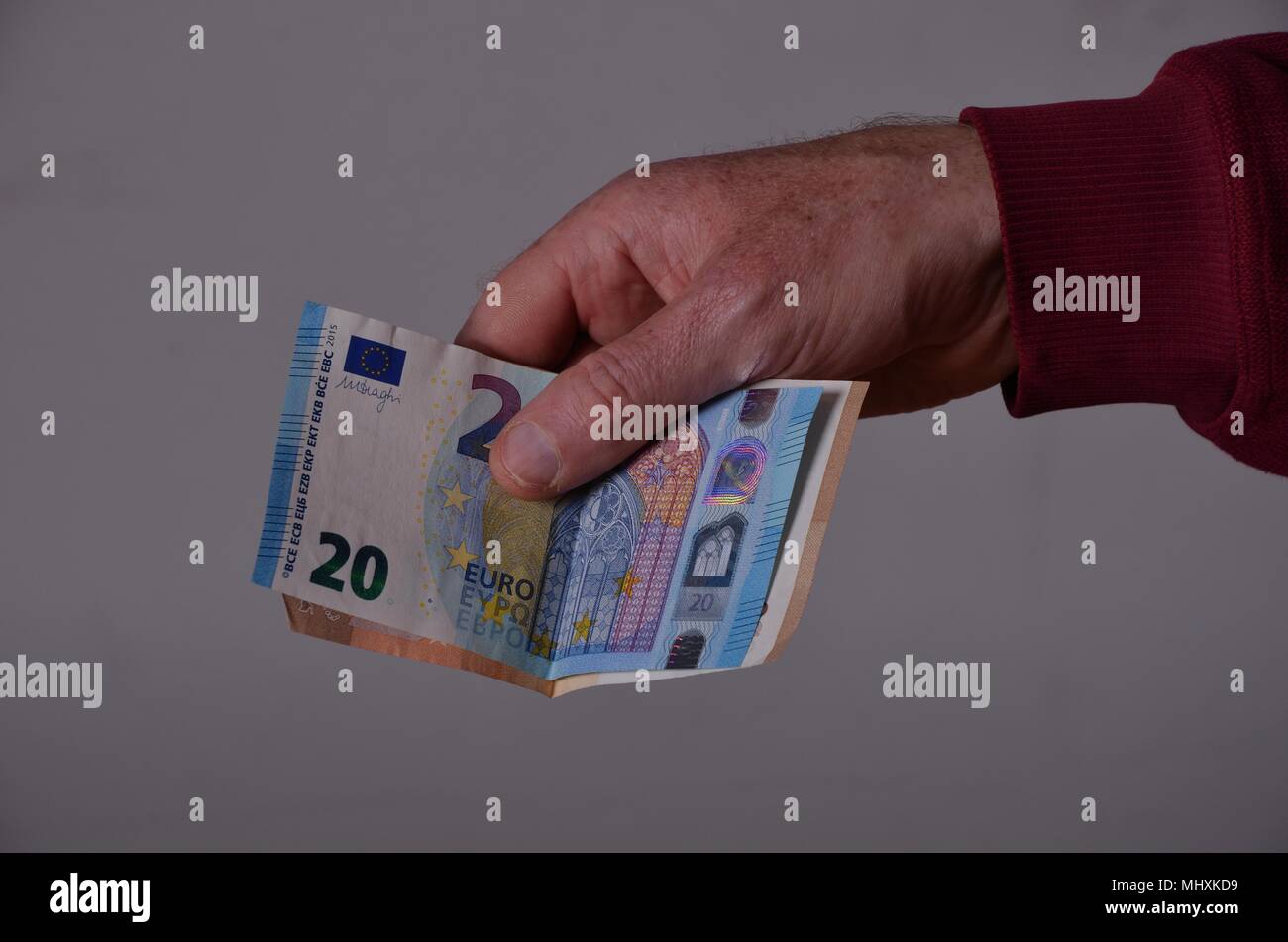 Hand, Human Hand, Euro, Europe, Currency Stock Photo - Alamy