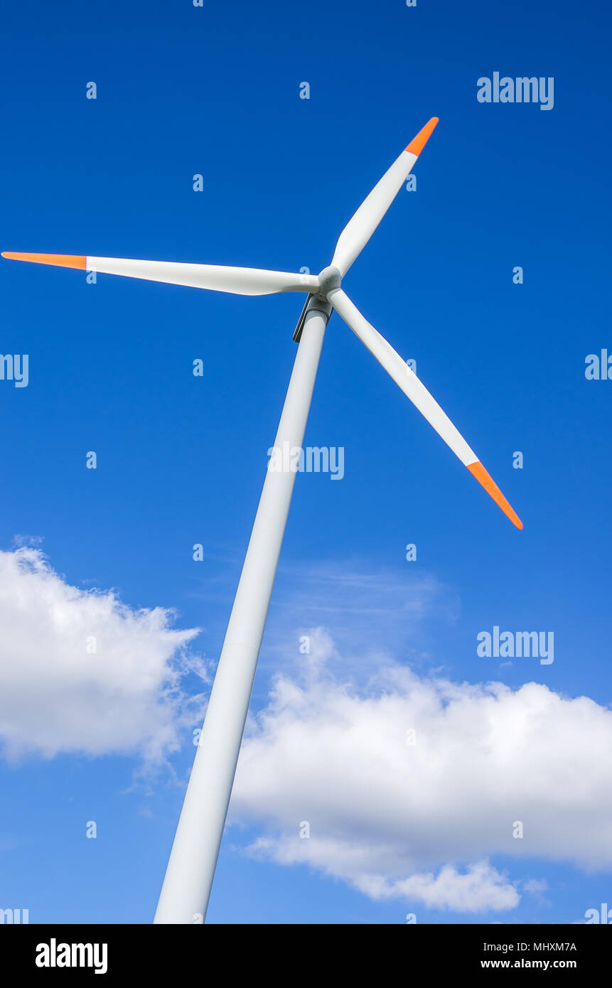 A wind turbine is a wind-powered electrical generator Stock Photo - Alamy