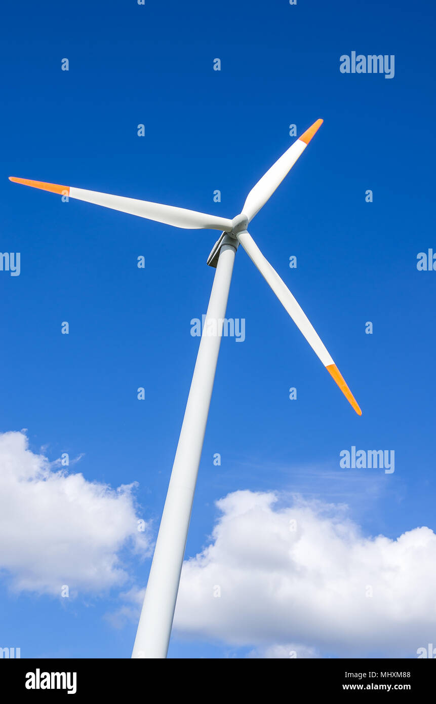 A wind turbine is a wind-powered electrical generator Stock Photo - Alamy