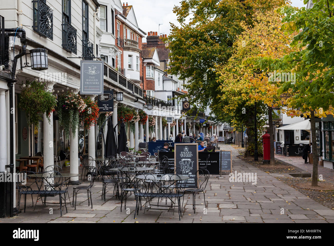 The Pantiles in Royal Tunbridge Wells was a major holiday destination ...