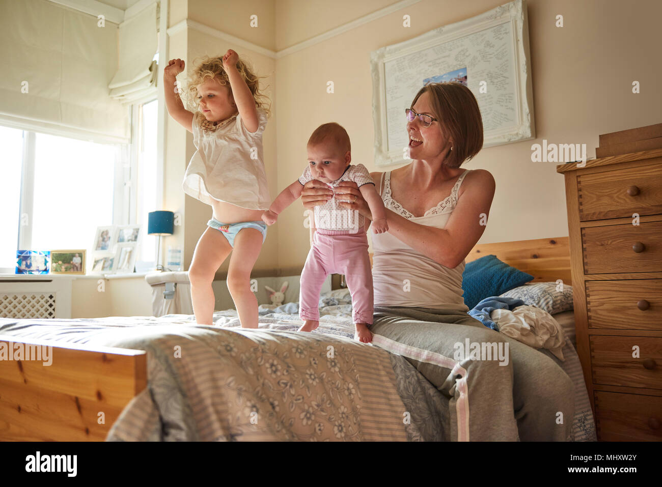 Woman wearing knickers hi-res stock photography and images - Alamy