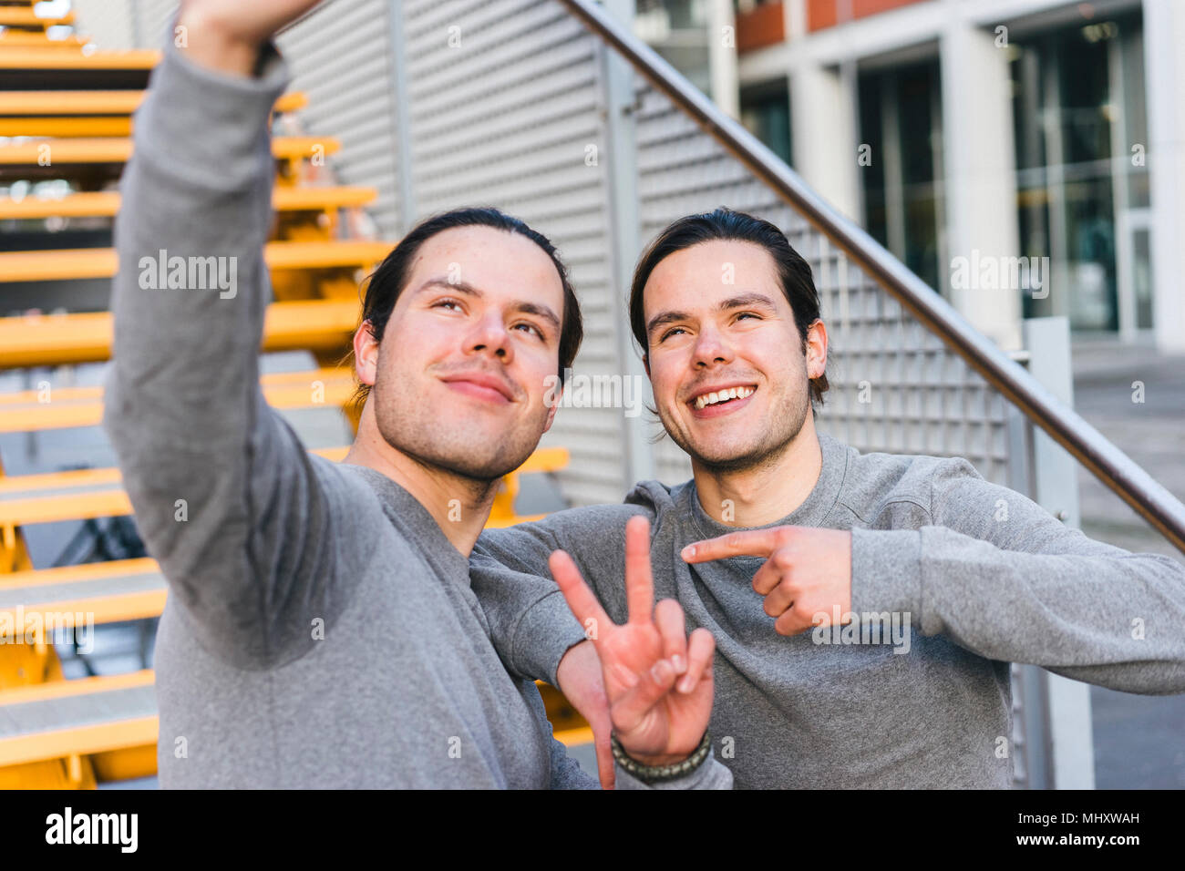 Two adult brothers hi-res stock photography and images - Alamy