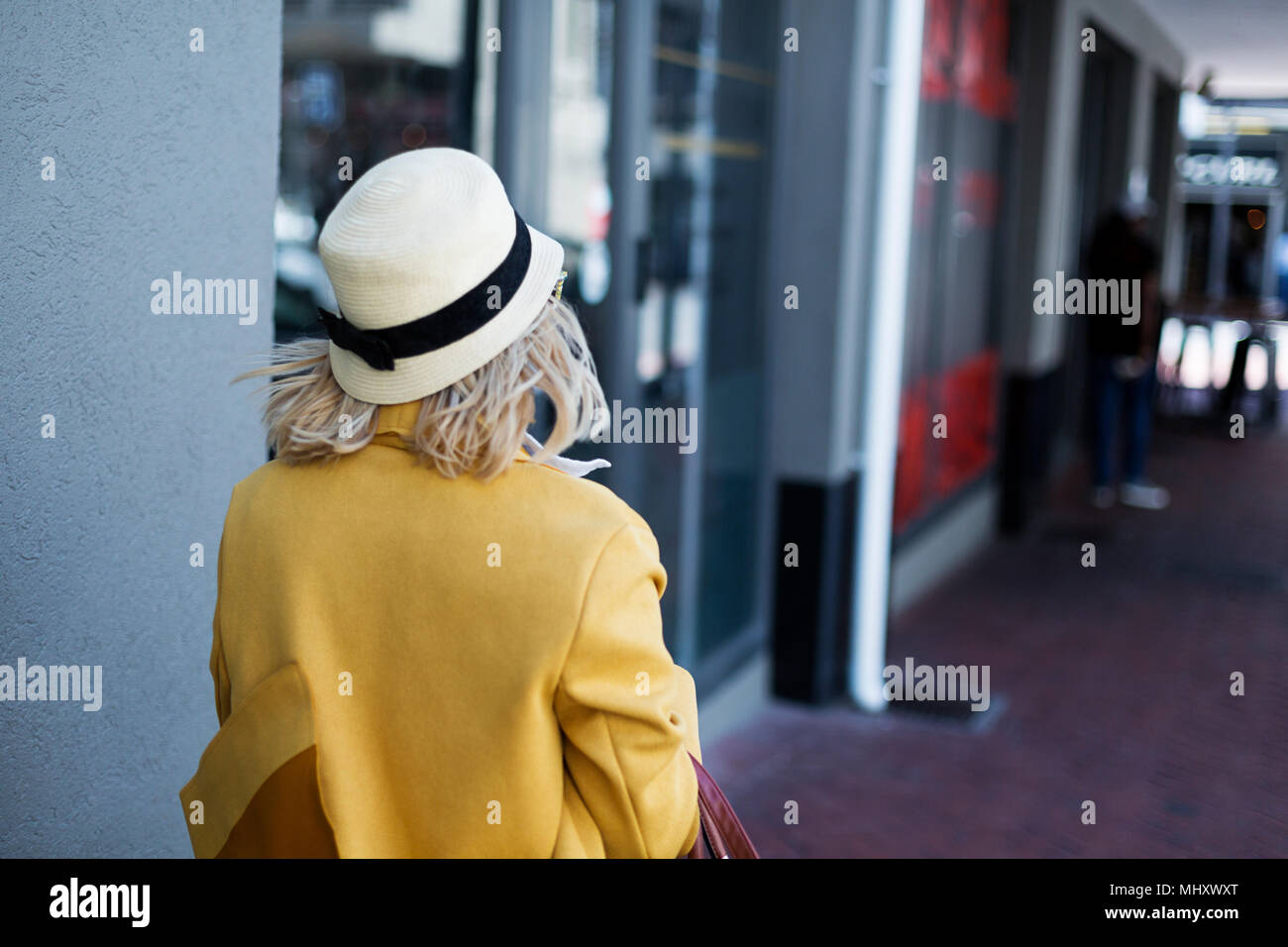 Woman corridor walking hi-res stock photography and images - Alamy