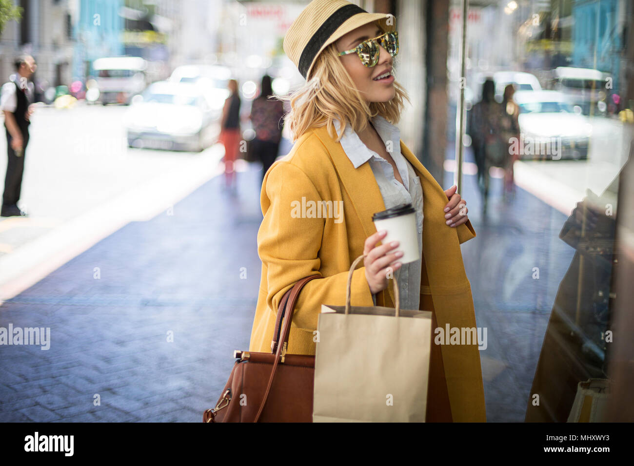 Woman in jacket south hi-res stock photography and images - Alamy