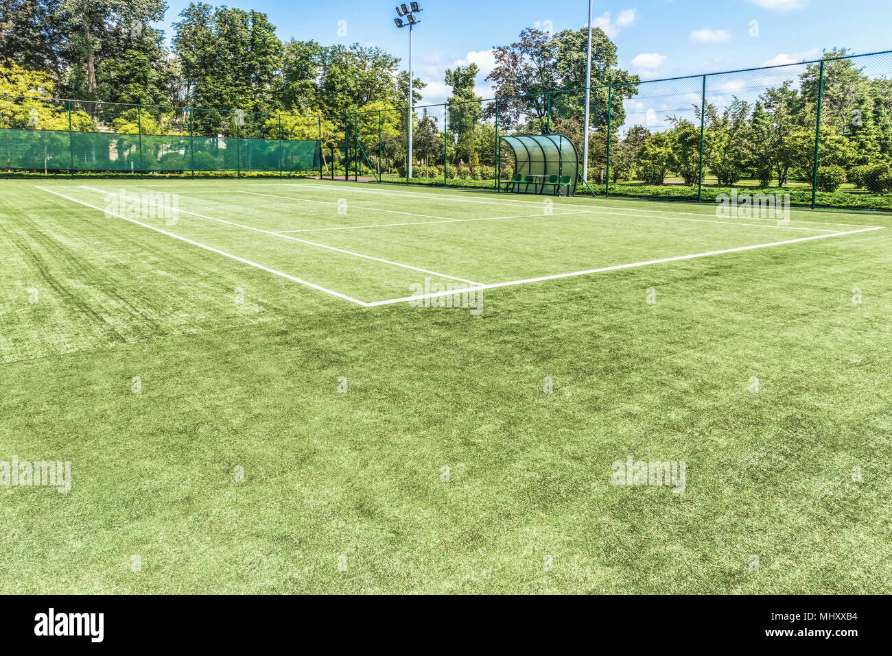Grass tennis surface hi-res stock photography and images - Alamy