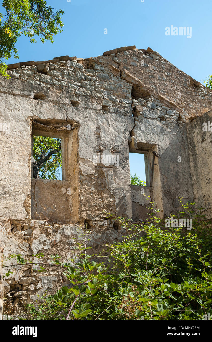 Old Perithia, Corfu's oldest village, Corfu, Ionian Islands, Greece ...