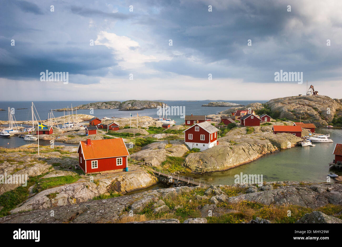 Skerry Island of Vaedderoe, swedish Westcoast Stock Photo - Alamy