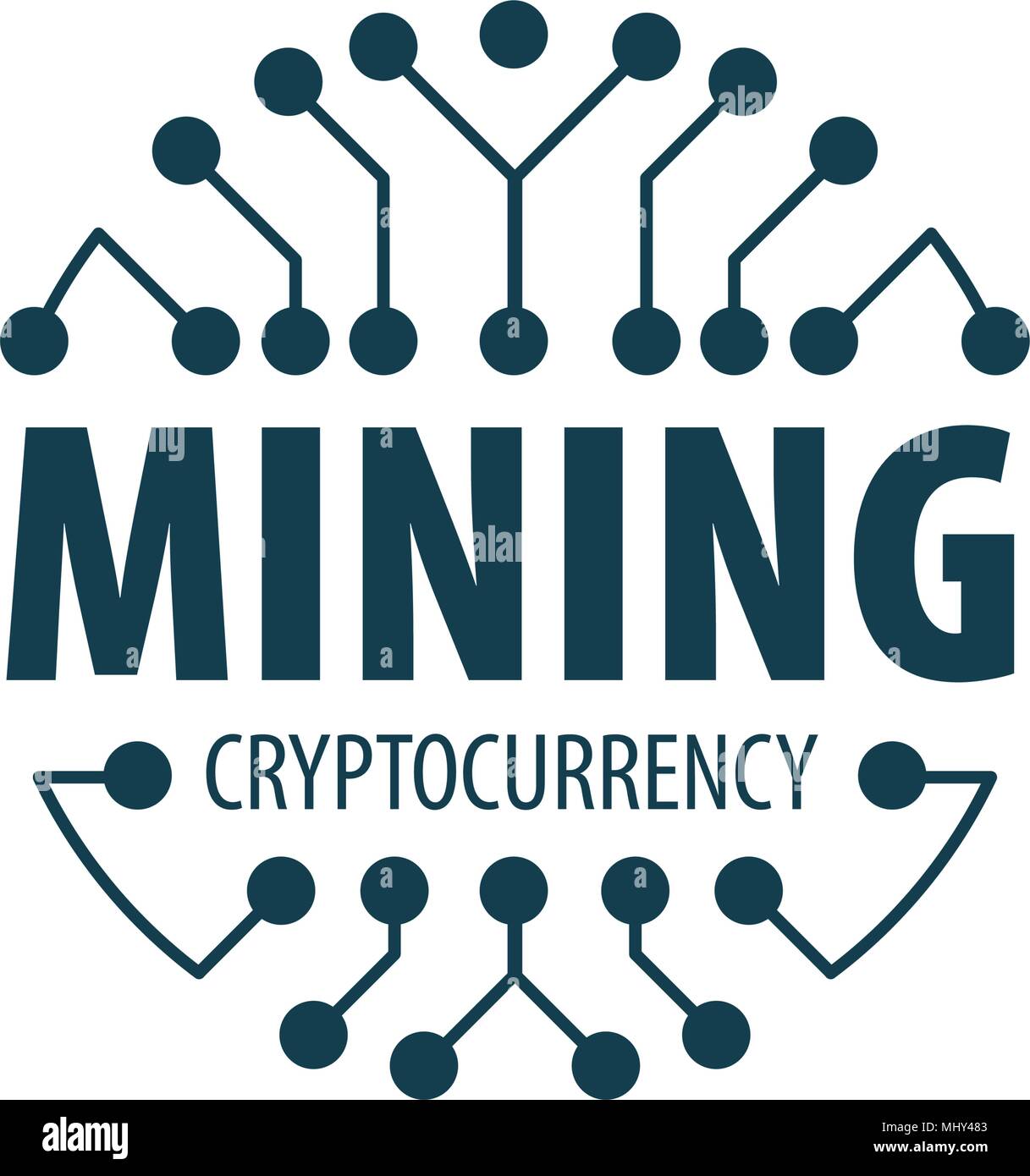 Digital currency mining Stock Vector Image & Art - Alamy