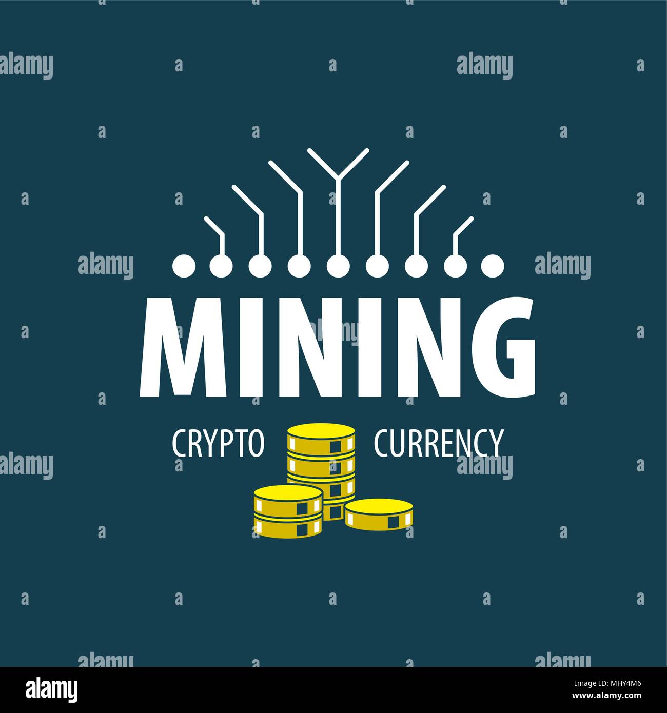 Digital currency mining Stock Vector Image & Art - Alamy