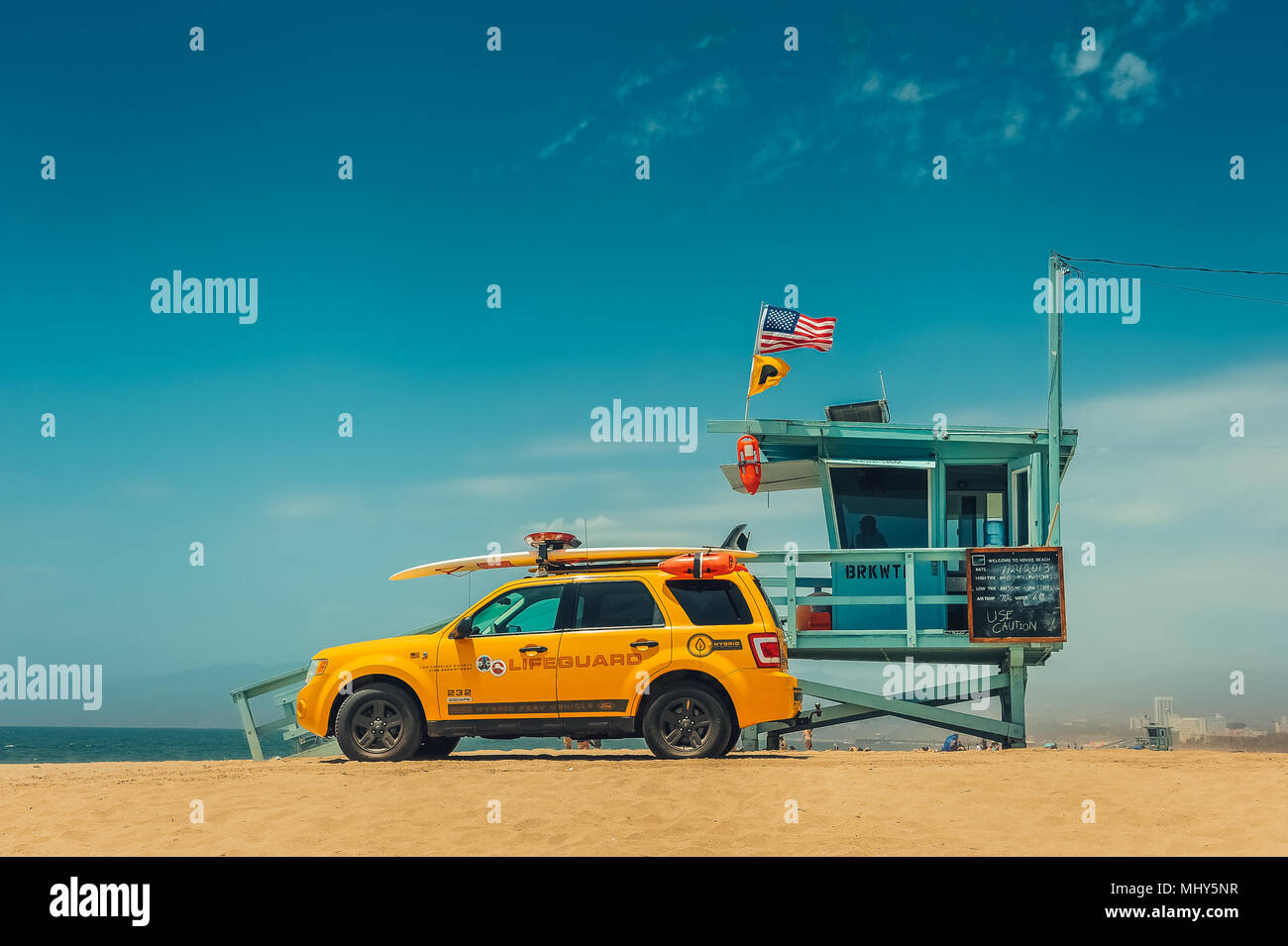 Los Angeles Lifeguard Truck High Resolution Stock Photography and ...