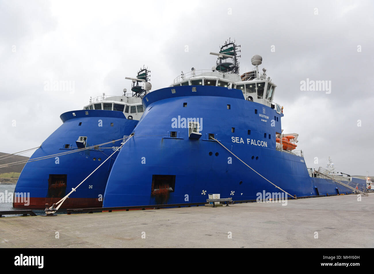 Two sister ships the Sea Flyer and Sea Falcon with the new designed ...