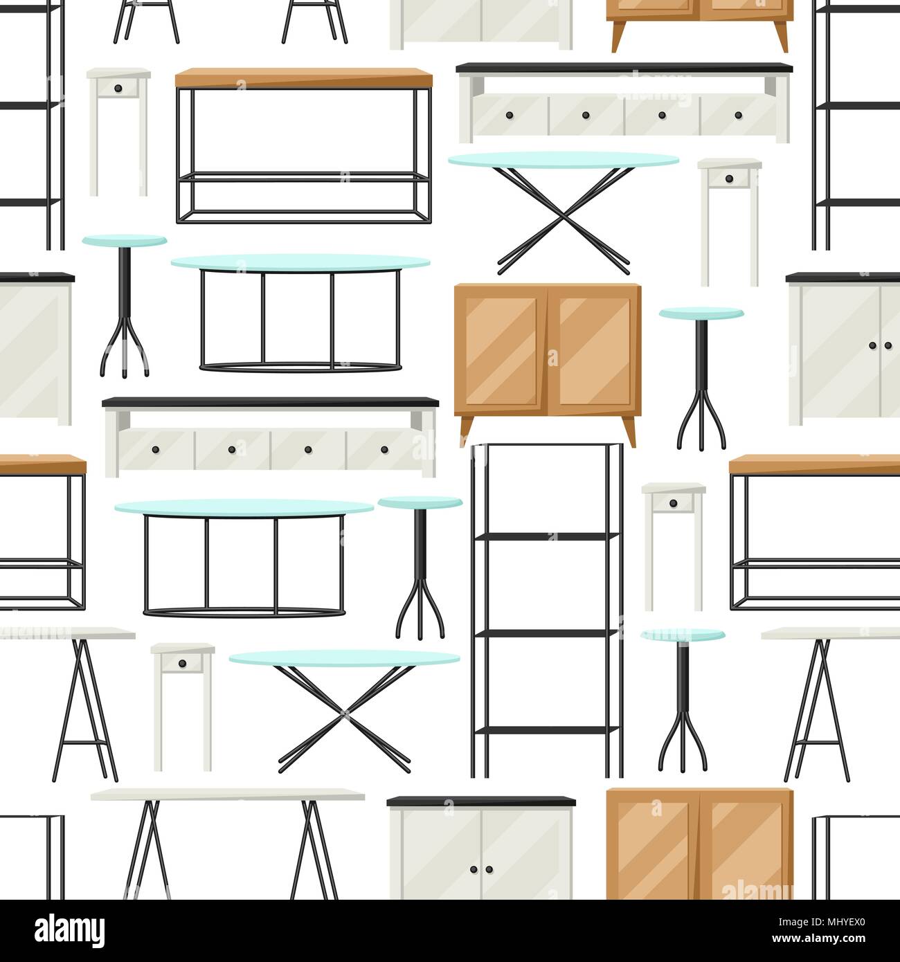 Textile shop interior Stock Vector Images - Alamy