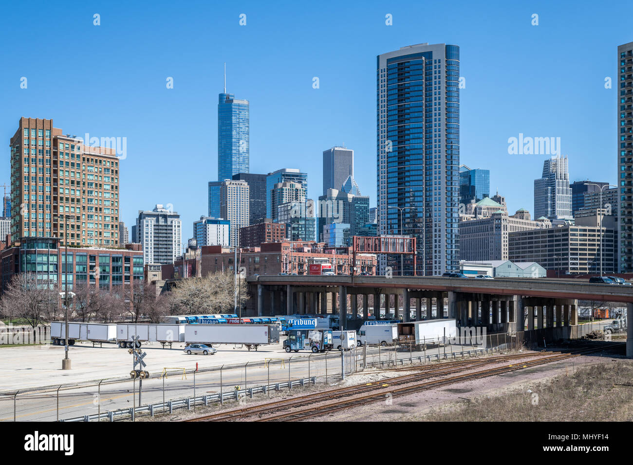 Site of the Chicago Tribune Freedom Center, slated for demolition and ...
