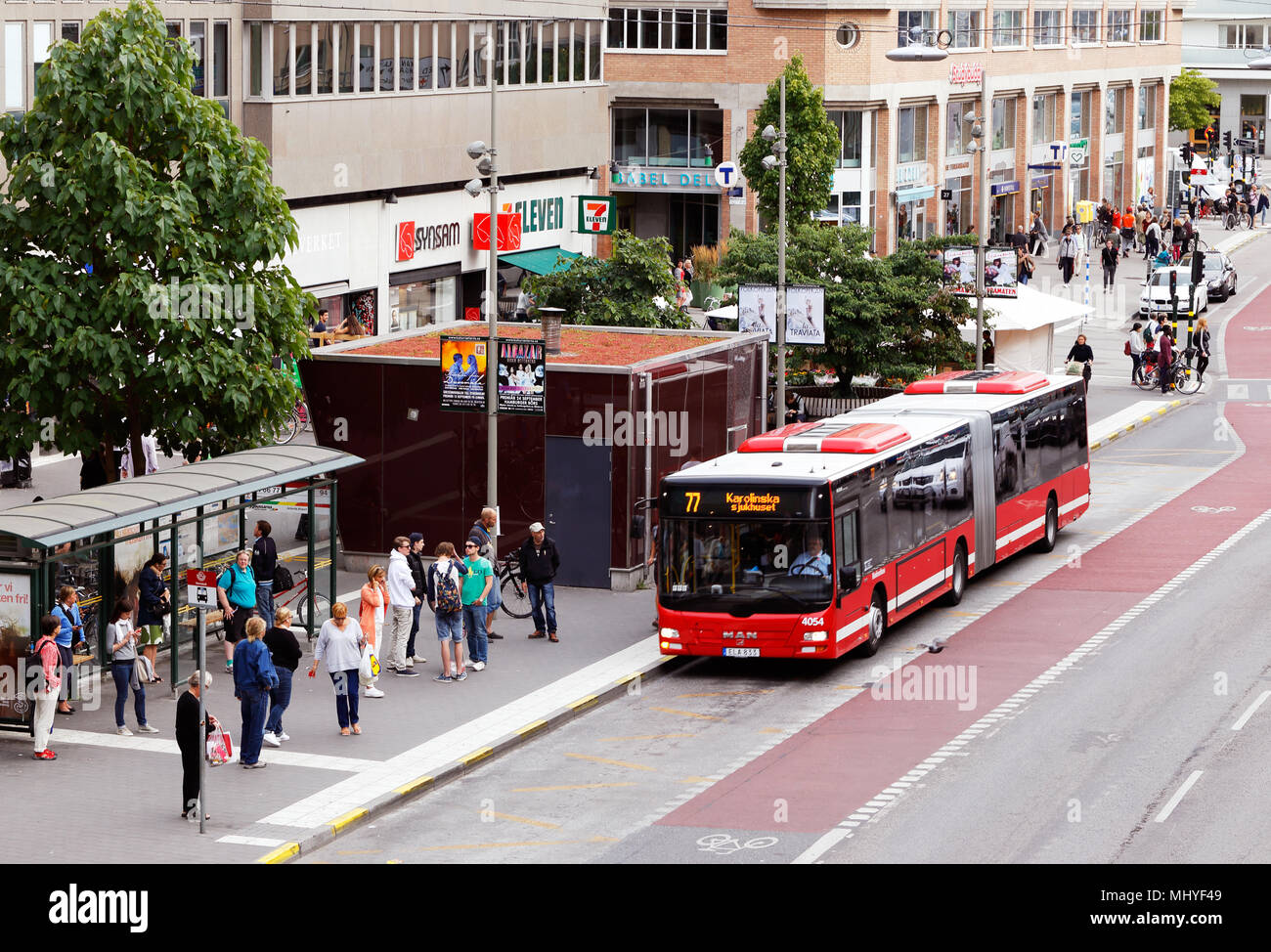 Bus stop sweden hi-res stock photography and images - Alamy