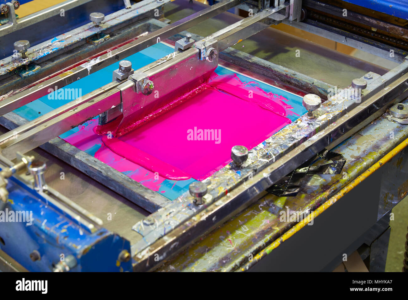 Silkscreen printing hi-res stock photography and images - Alamy