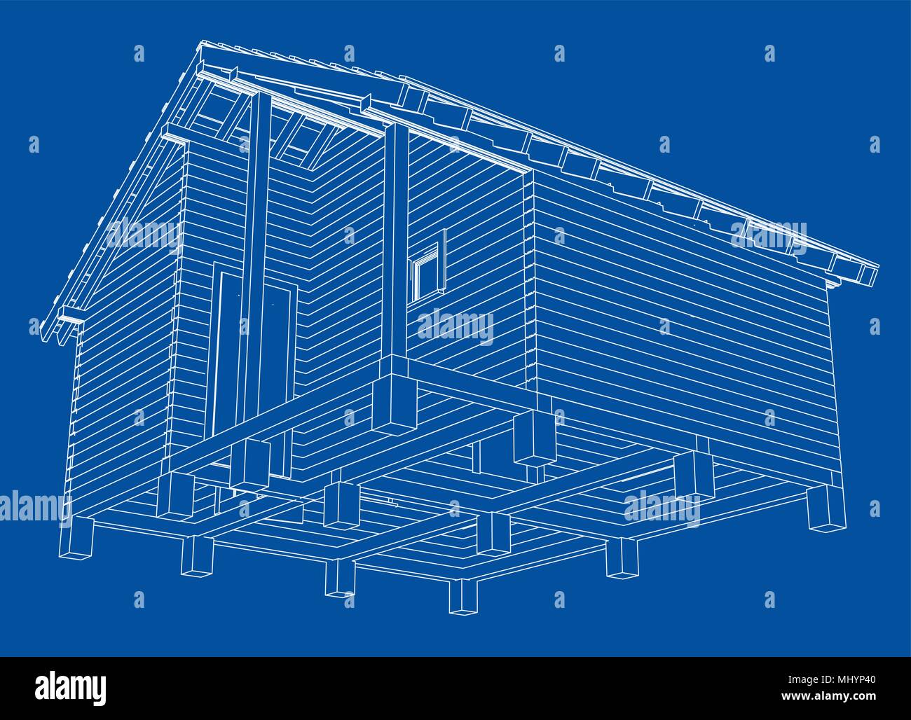Bath house project. Vector Stock Vector Image & Art - Alamy