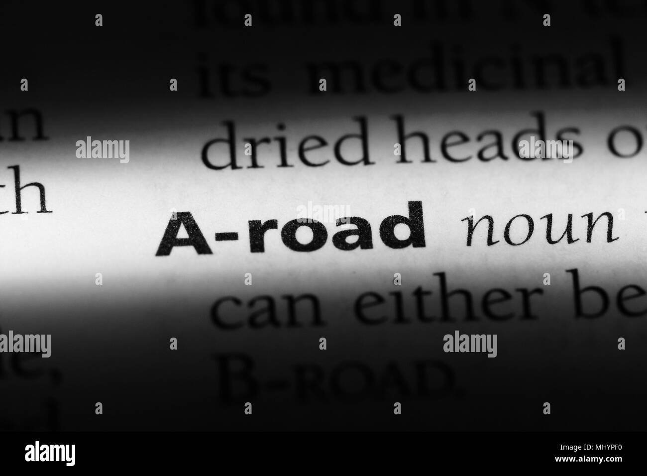 Road word hi-res stock photography and images - Alamy