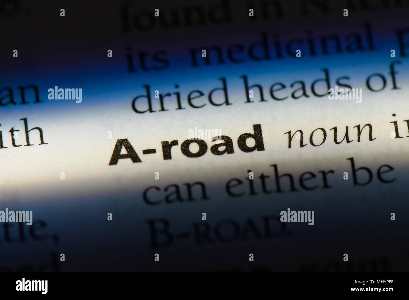Road word hi-res stock photography and images - Alamy