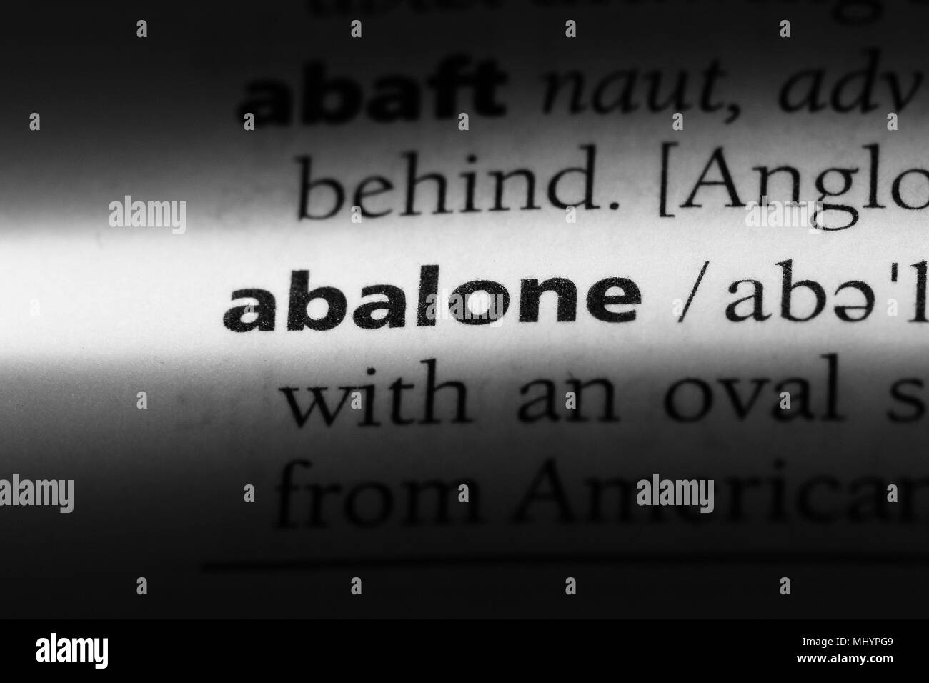 Word abalone hi-res stock photography and images - Alamy