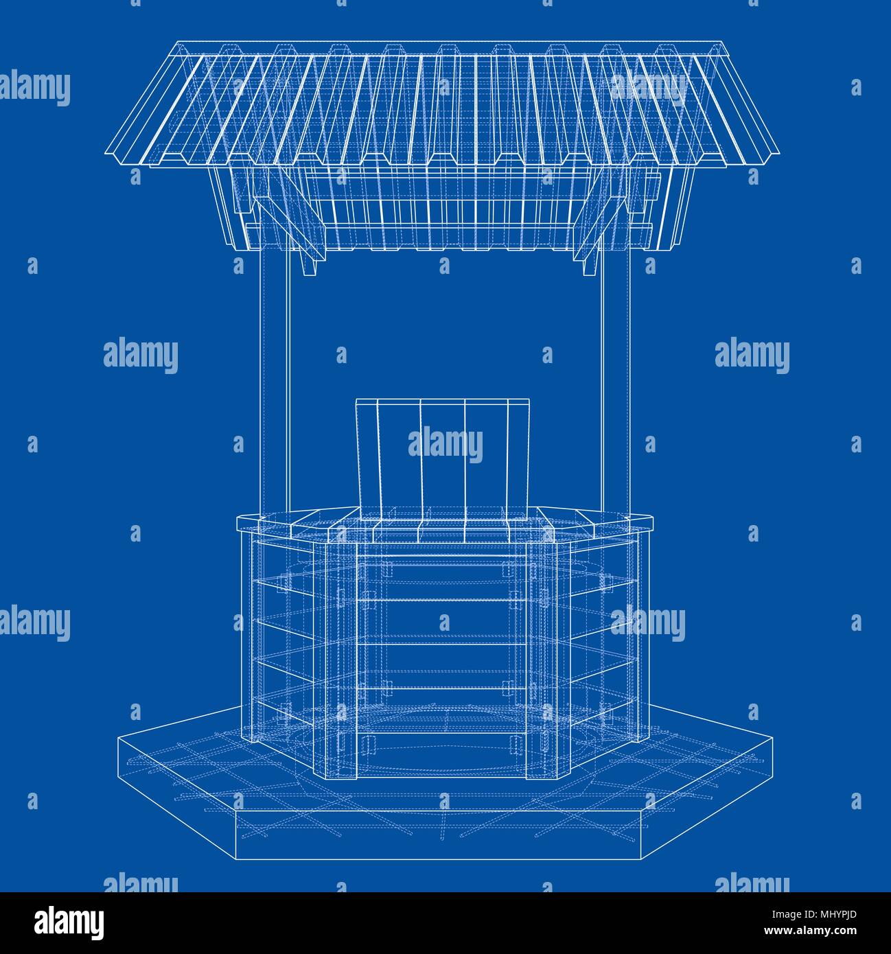 Water Well project. Vector Stock Vector Image & Art - Alamy