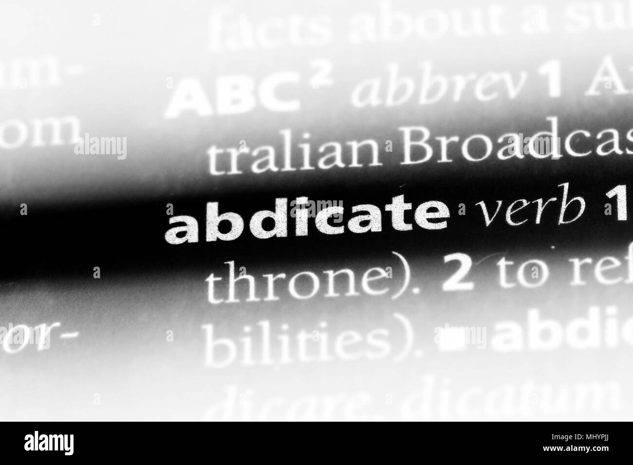 Abdicate Stock Photos & Abdicate Stock Images - Alamy