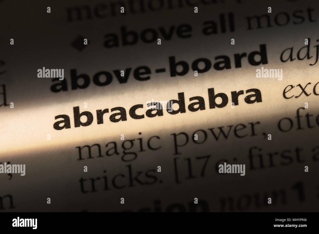 Abracadabra hi-res stock photography and images - Alamy
